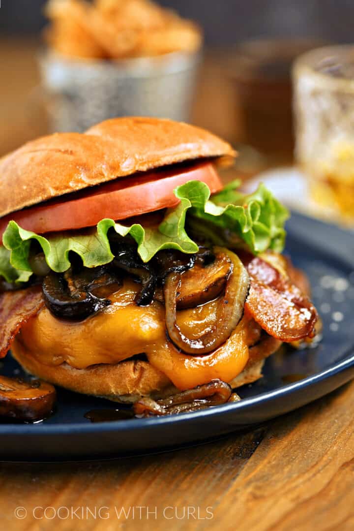Whiskey Burgers - Cooking with Curls