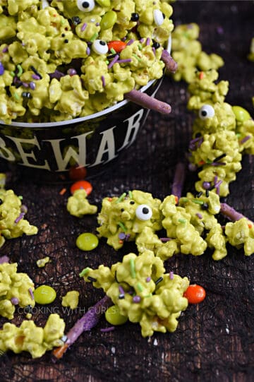 Monster Mash Popcorn - Cooking with Curls