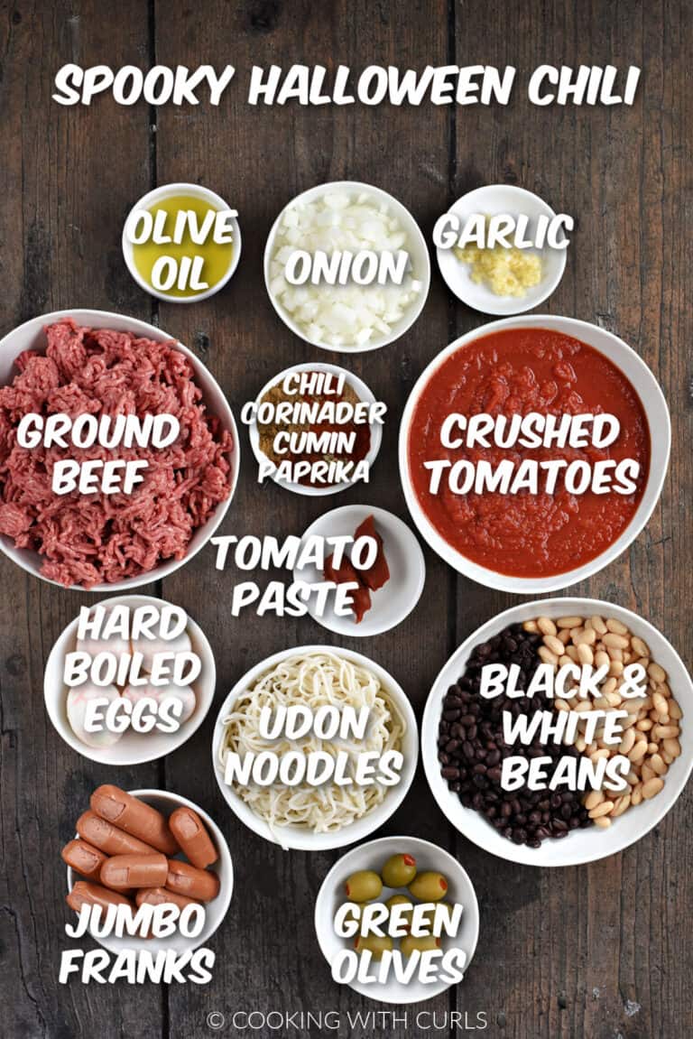 Spooky Halloween Chili - Cooking with Curls