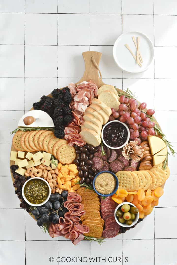 The Ultimate Appetizer Board - Cooking with Curls