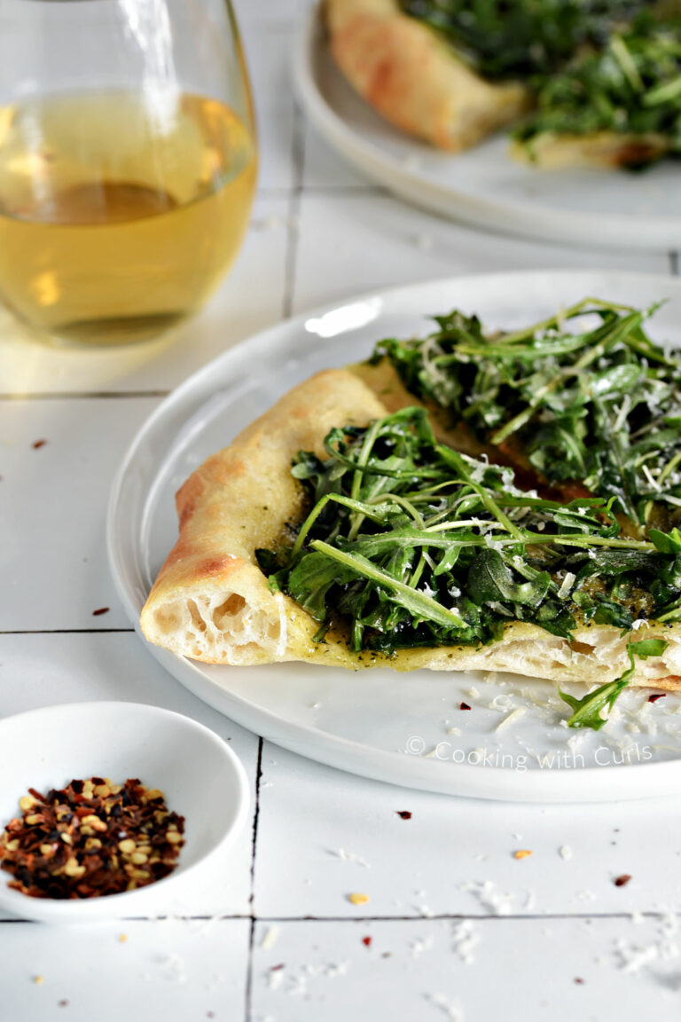 Greens Pizza Recipe - Cooking with Curls