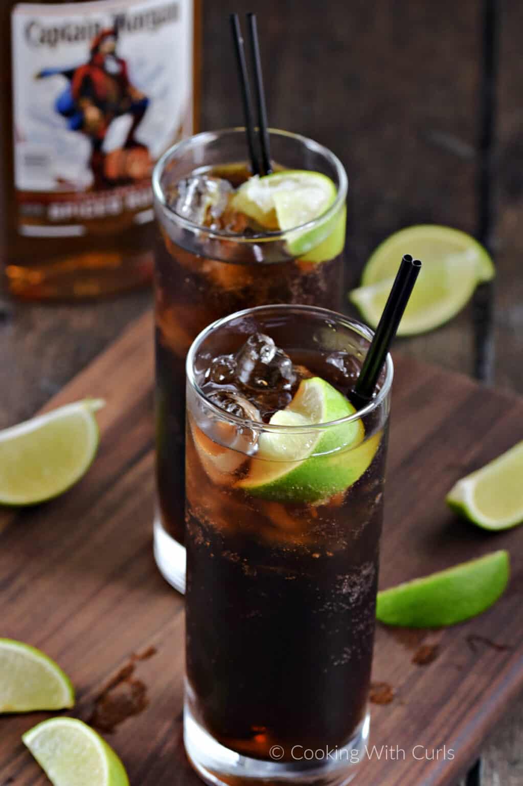 Captain and Coke - Cooking with Curls