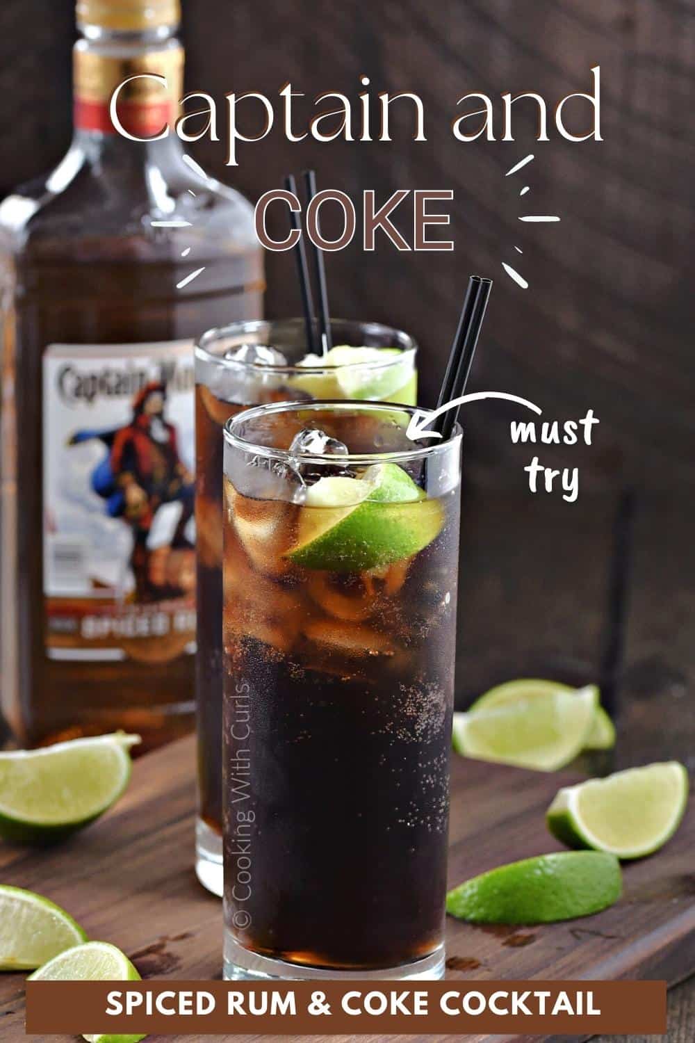 Captain and Coke - Cooking with Curls