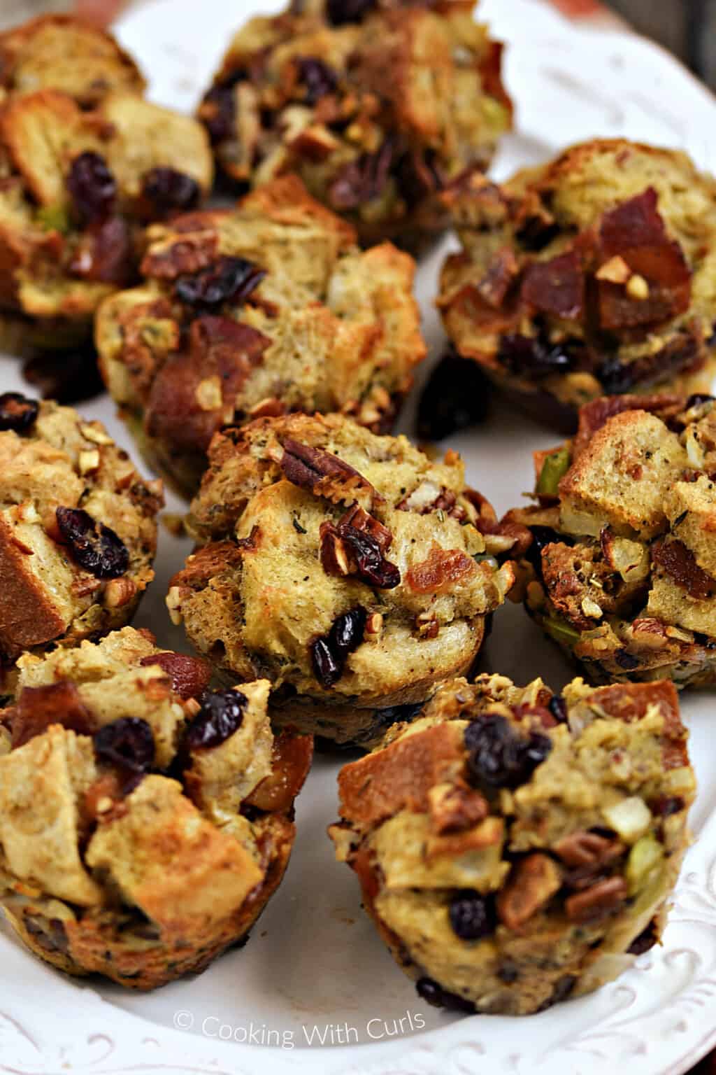Stuffing Muffins - Cooking with Curls