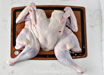 Dry Brined Spatchcock Turkey - Cooking with Curls