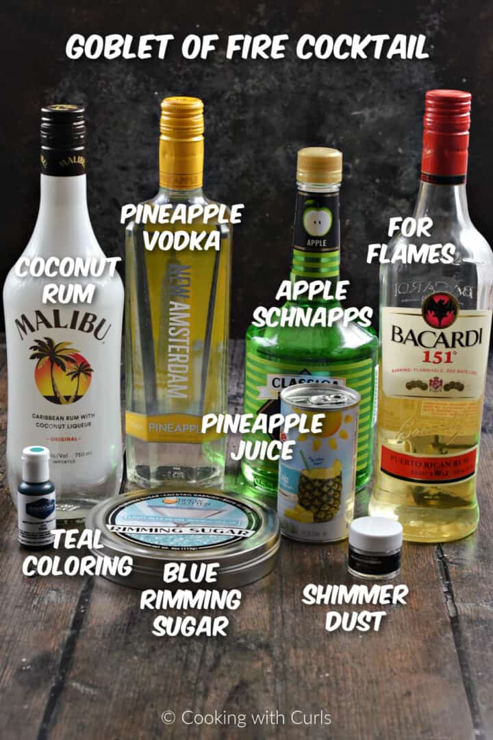 Goblet of Fire Cocktail - Cooking with Curls