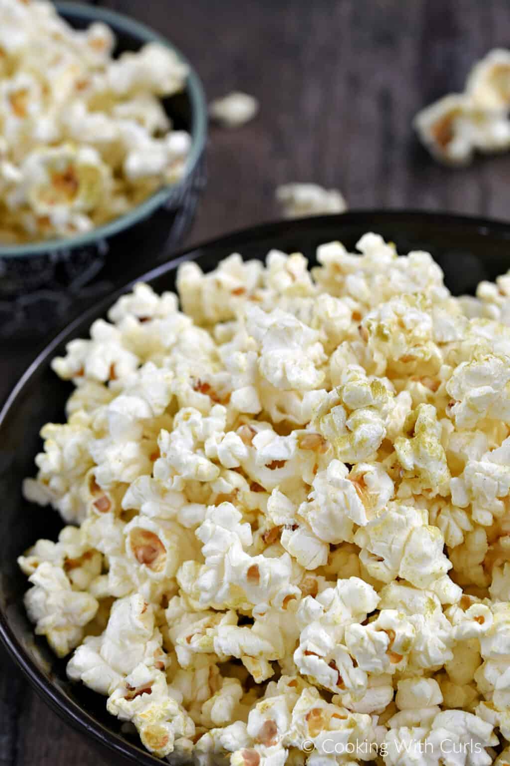 Wasabi Popcorn Recipe - Cooking with Curls