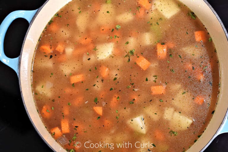 Irish Vegetable Soup - Cooking with Curls