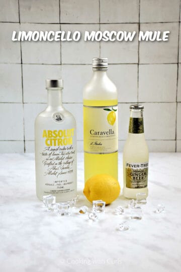Limoncello Moscow Mule - Cooking with Curls