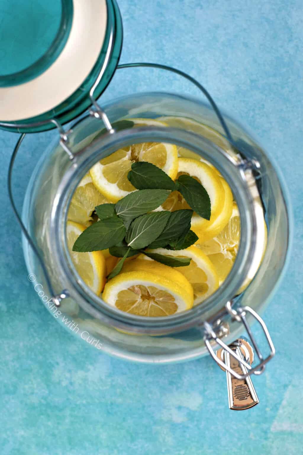 Cucumber Lemon Mint Water - Cooking with Curls