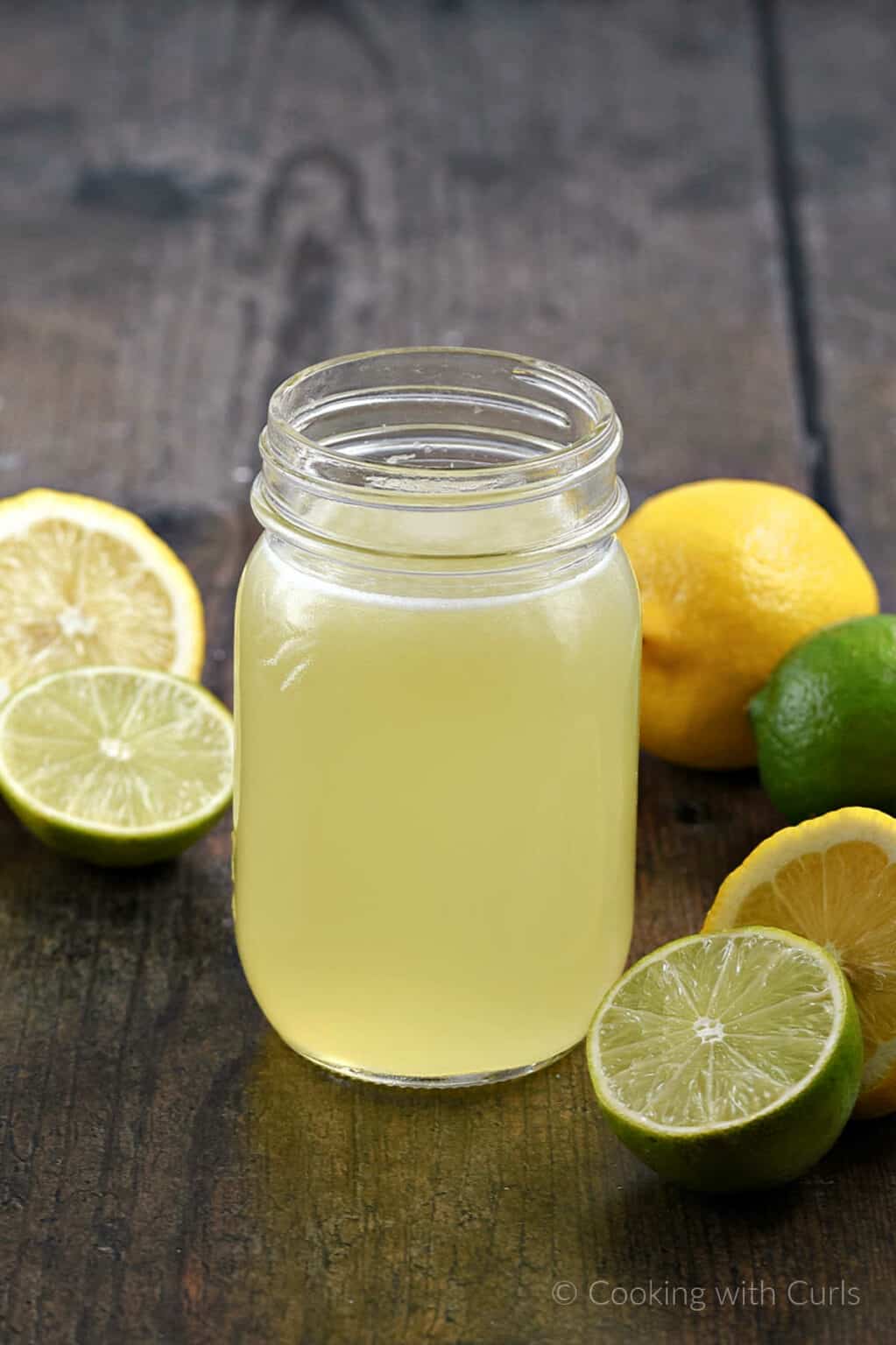 Sweet and Sour Mix for Cocktails - Cooking with Curls