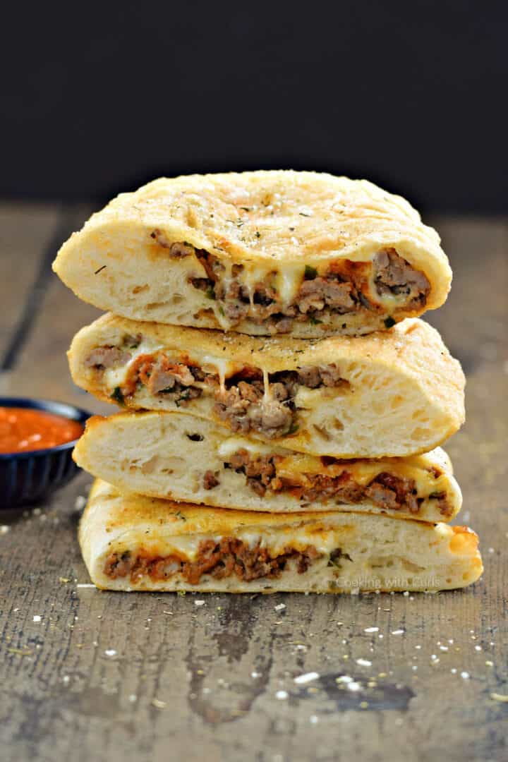 Easy Homemade Calzone Recipe - Cooking with Curls