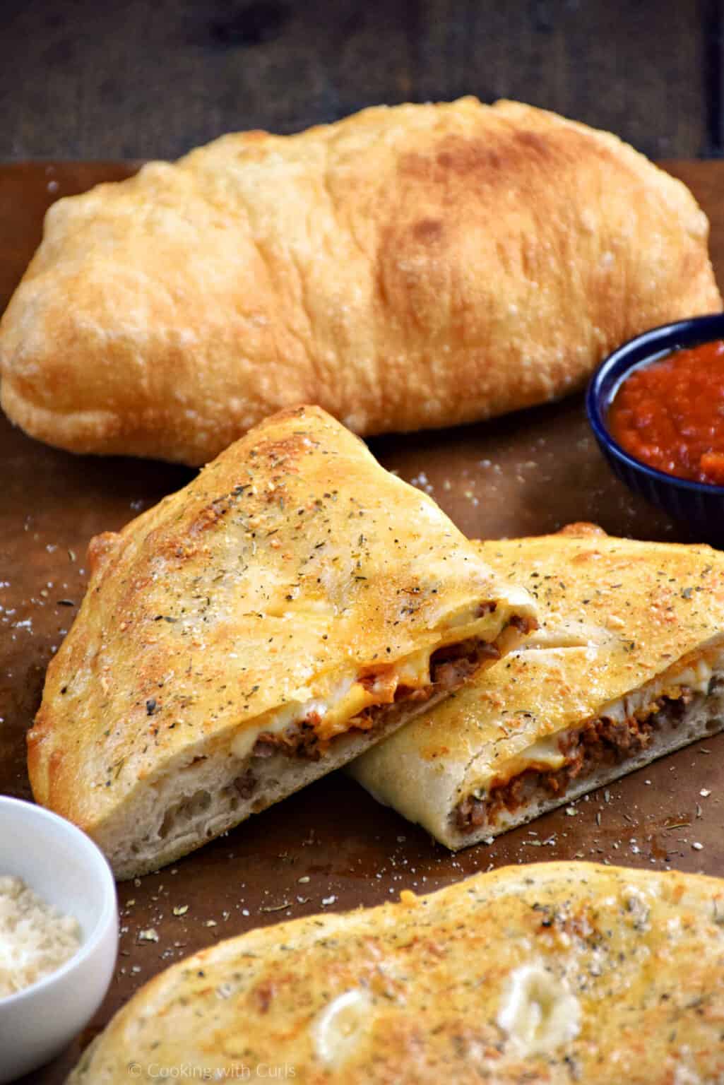 Easy Homemade Calzone Recipe - Cooking with Curls