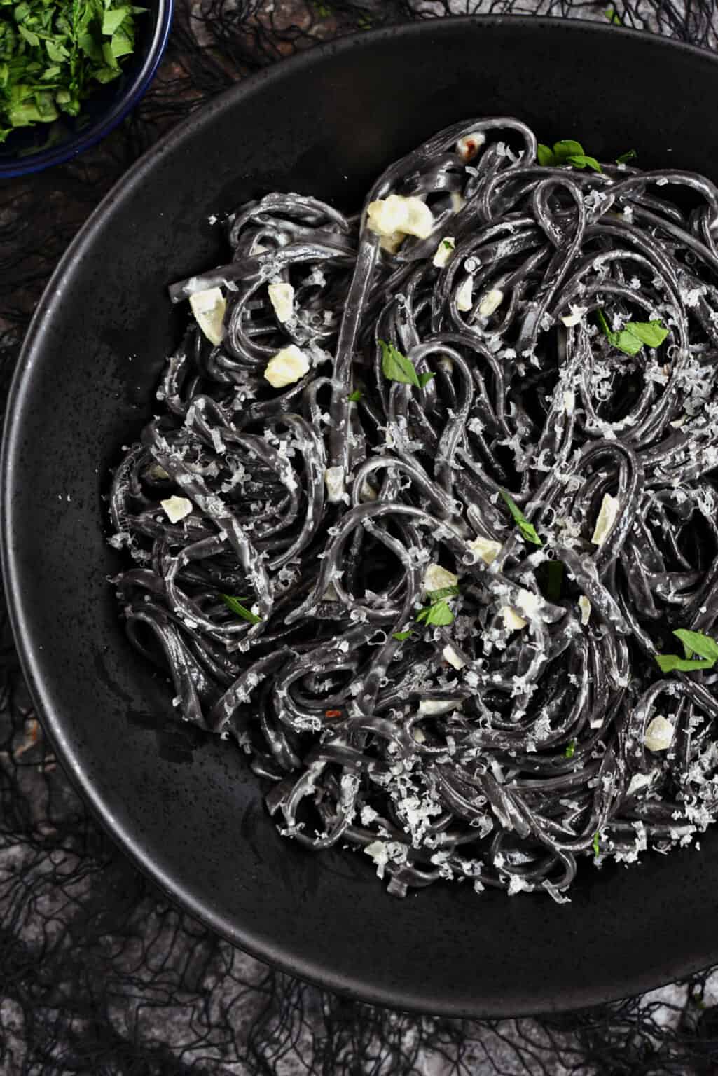 Devil's Snare Black Pasta - Cooking with Curls