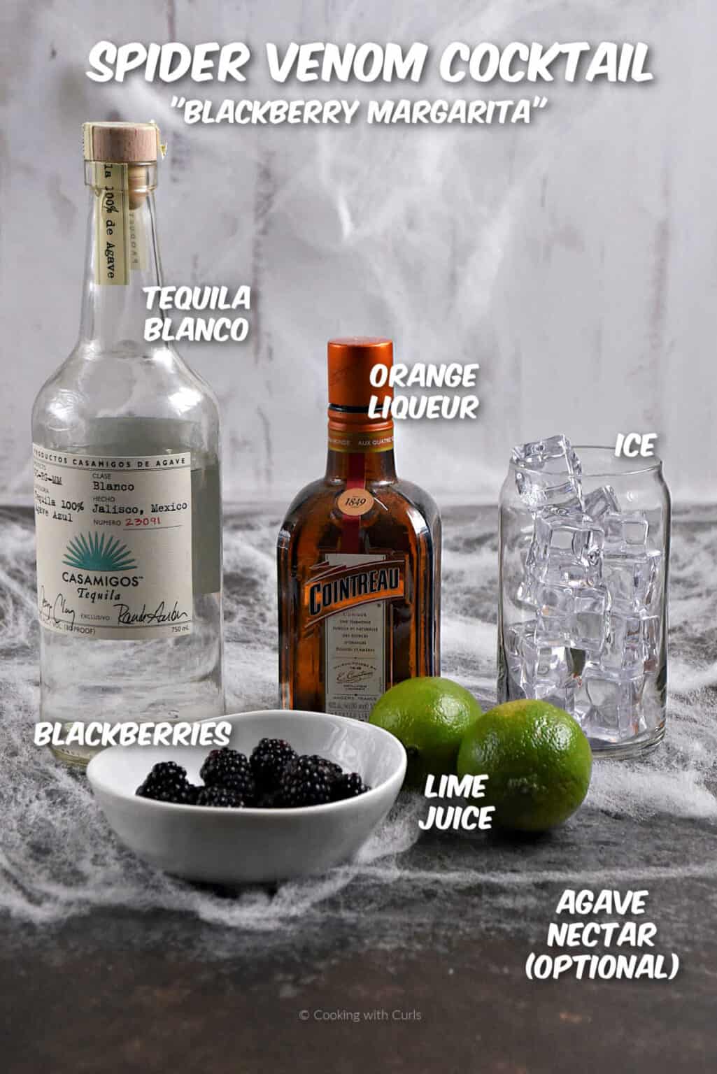 Spider Venom Cocktail - Cooking with Curls