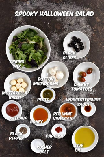 Spooky Halloween Salad - Cooking with Curls