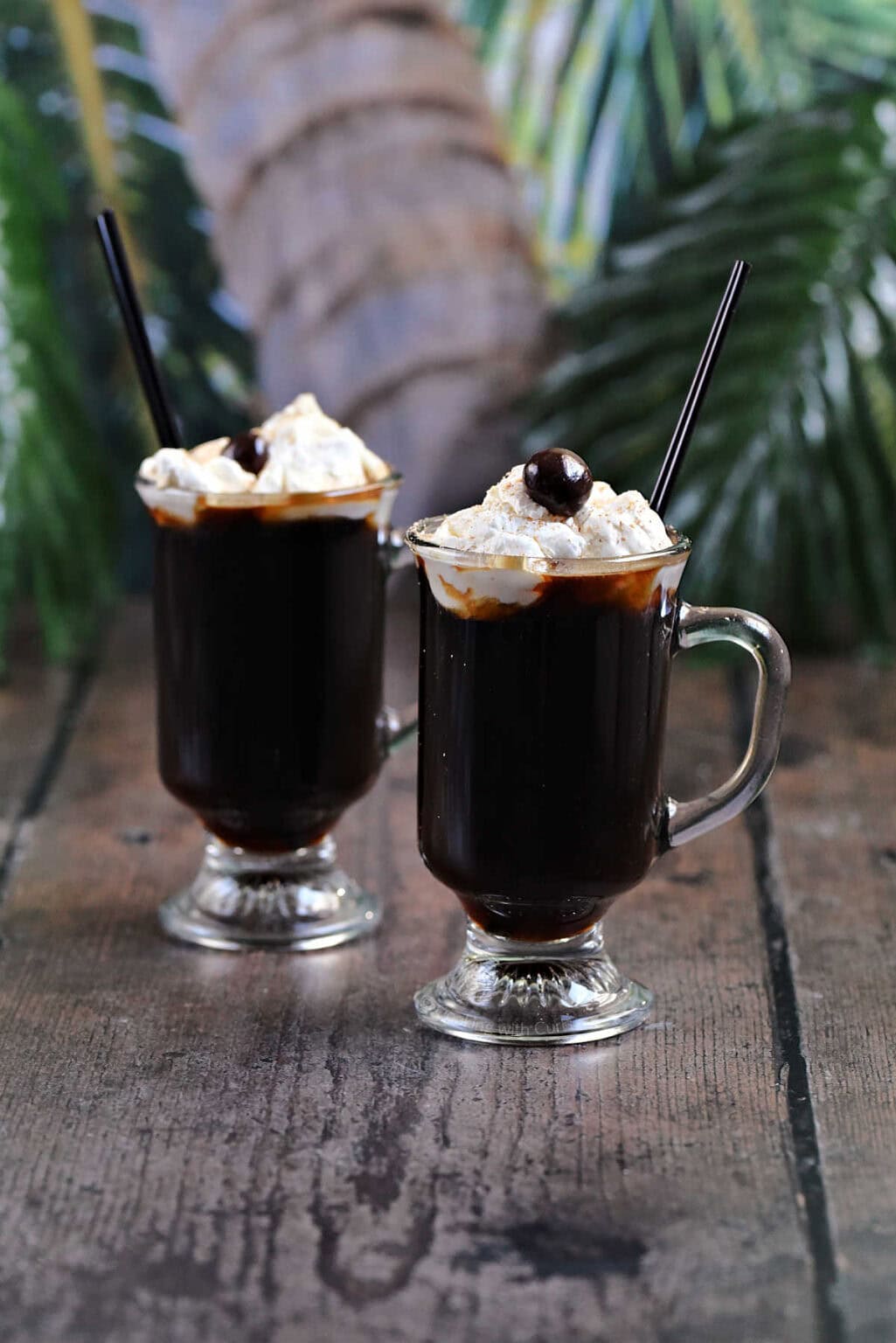 Caribbean Coffee and Rum Cocktail - Cooking with Curls