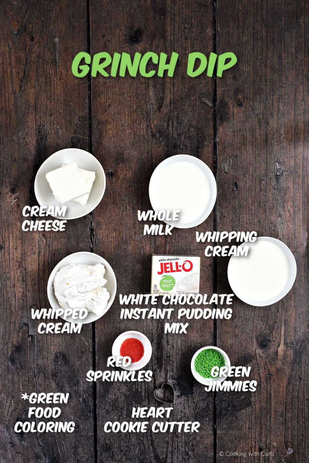 Grinch Dip - Cooking with Curls